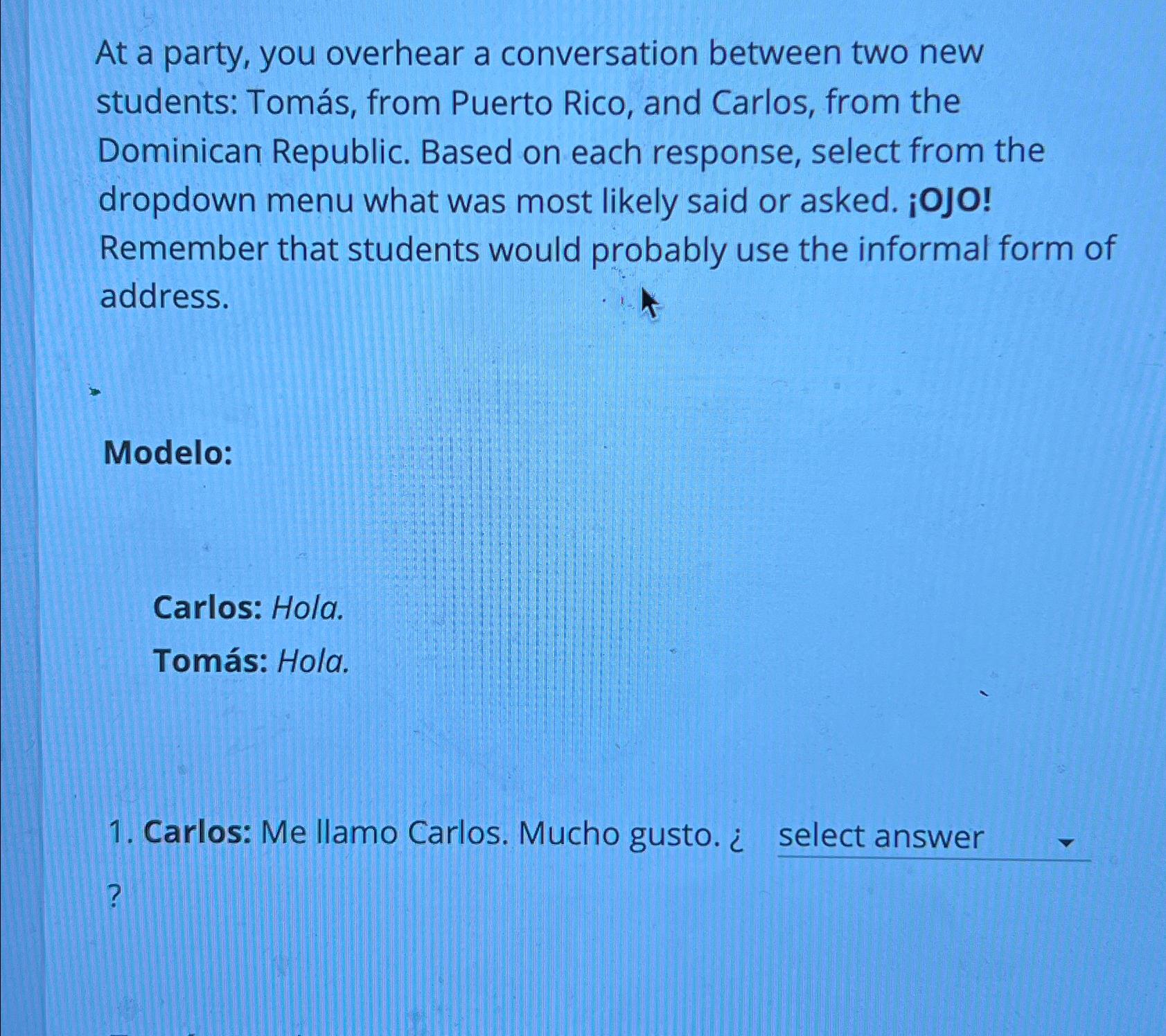 Solved At a party, you overhear a conversation between two | Chegg.com