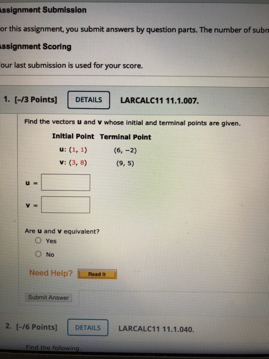 Solved Assignment Submission or this assignment, you submit | Chegg.com