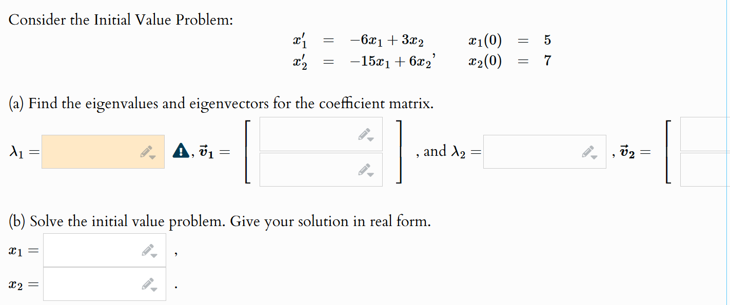 Solved Consider the Initial Value | Chegg.com