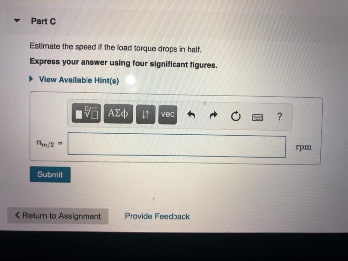 Solved Review Prepare a table that shows synchronous speeds | Chegg.com