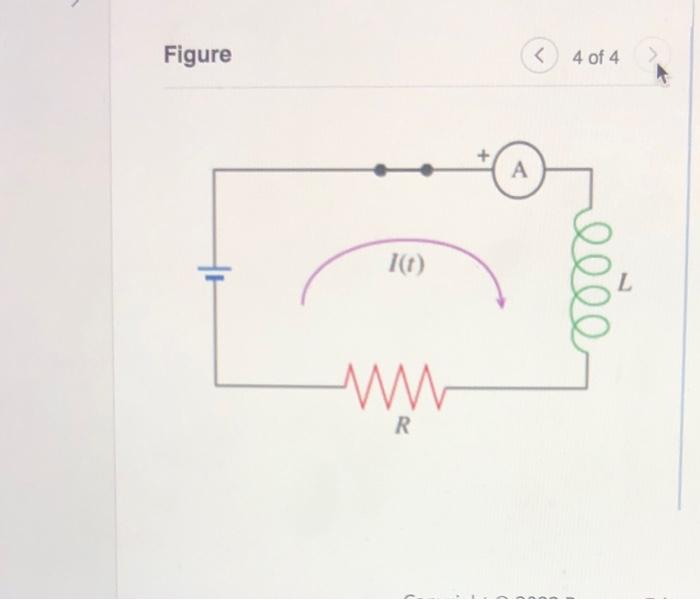 Solved Part A R(t) Fieure Thart 1After the switch is closed, | Chegg.com