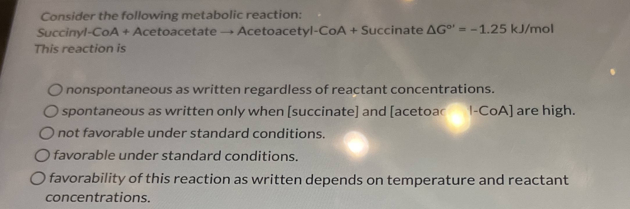 Solved Consider the following metabolic | Chegg.com