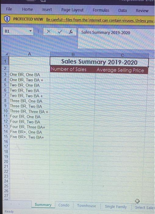Solved 1. Open the start file EX2019-Challenge Yourself-9-3. | Chegg.com