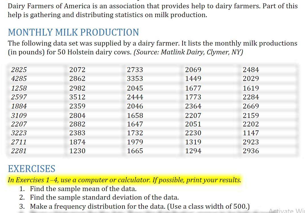 Solved 4. Draw a histogram for the data. Does the | Chegg.com