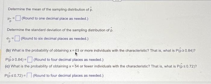 Solved Suppose a simple random sample of size n=75 is | Chegg.com