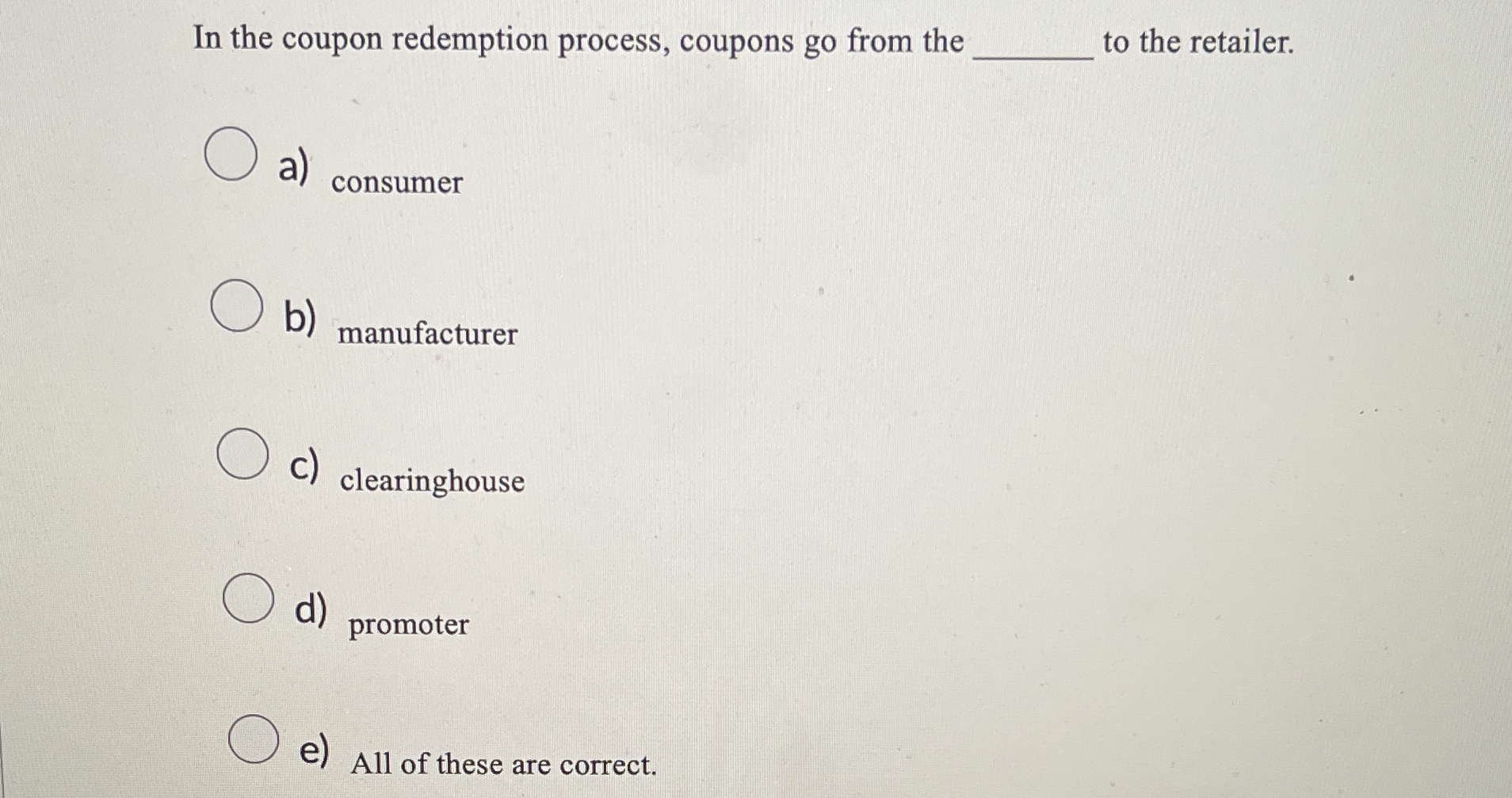 High Quality SOLUTION In the coupon redemption process, coupons go from ...