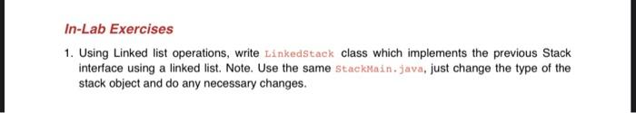 Solved In-Lab Exercises 1. Using Linked list operations, | Chegg.com