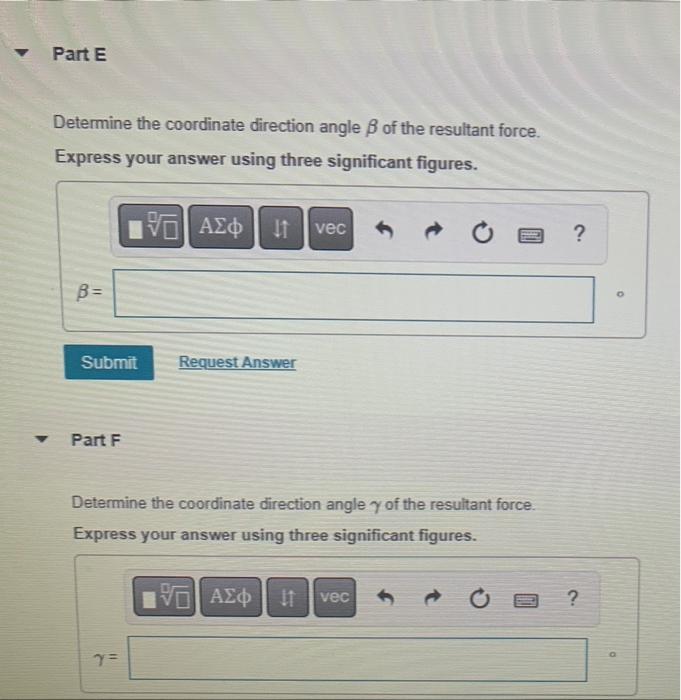 Solved Express F1 in Cartesian vector form. (Figure 1) | Chegg.com