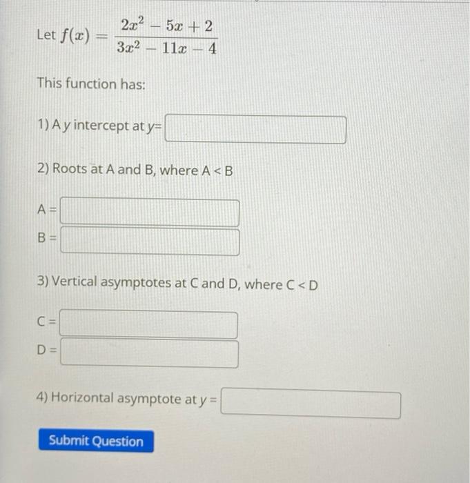 Solved Let f(x)=4x2+4x−635x2+28x−12=(2x+9)(2x−7)(5x−2)(x+6) | Chegg.com