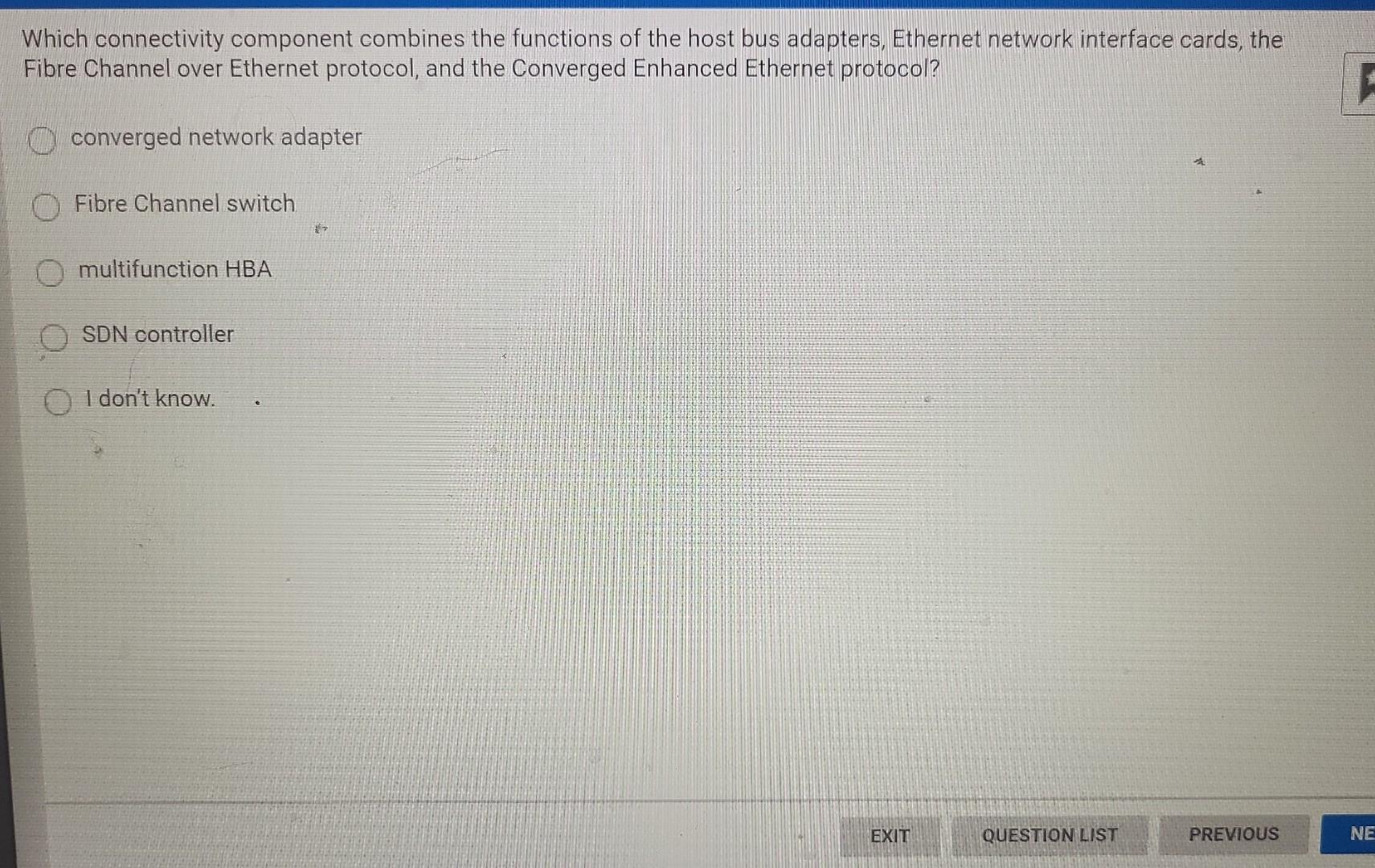 Solved Which connectivity component combines the functions | Chegg.com
