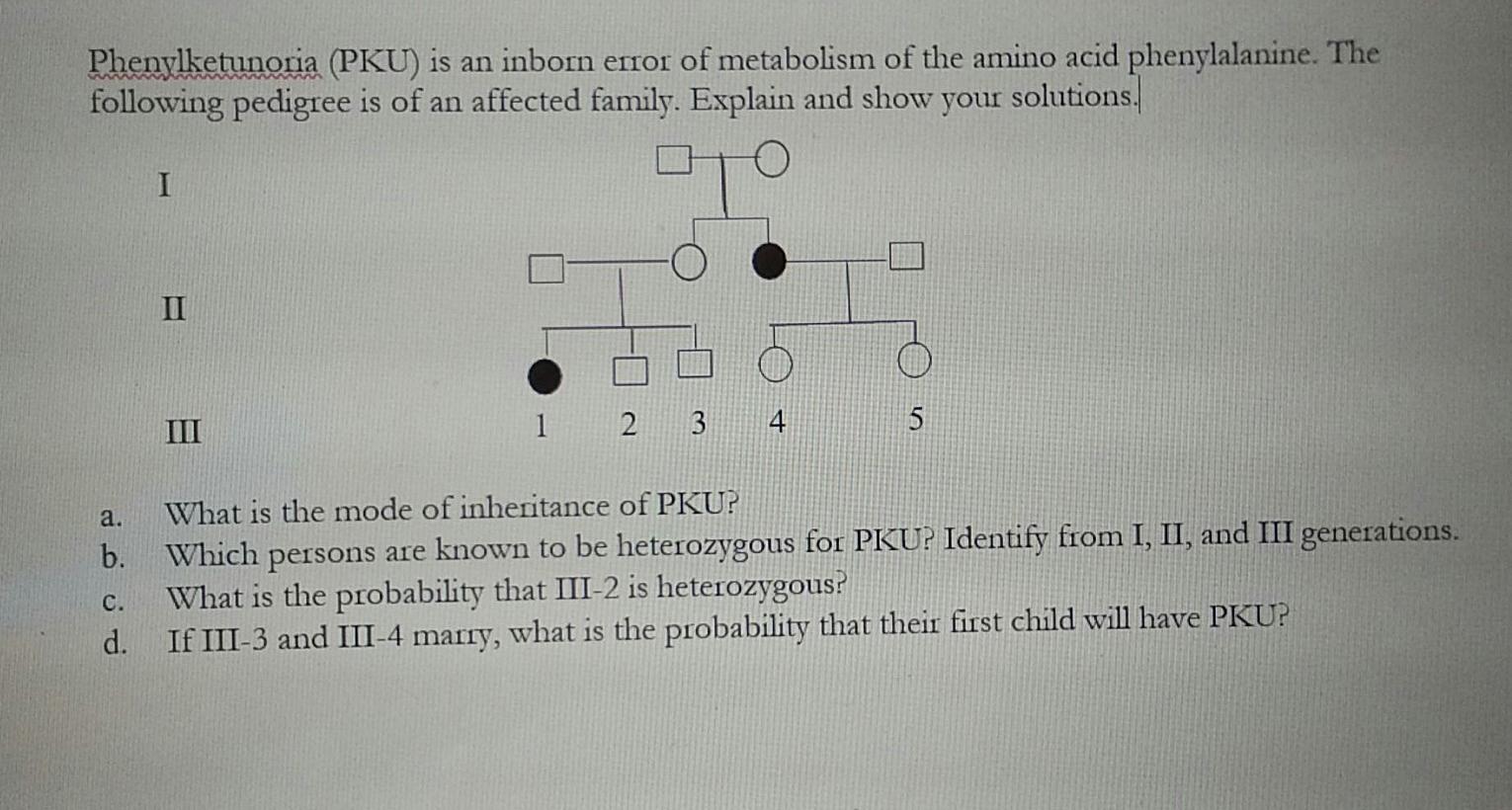Solved Phenylketunoria (PKU) is an inborn error of | Chegg.com