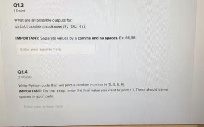 Solved Q1.1 1 Point What is the smallest possible output | Chegg.com