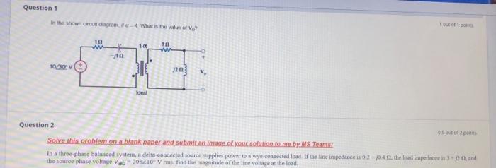Solved In the shown circuit diagram, Which of the following | Chegg.com