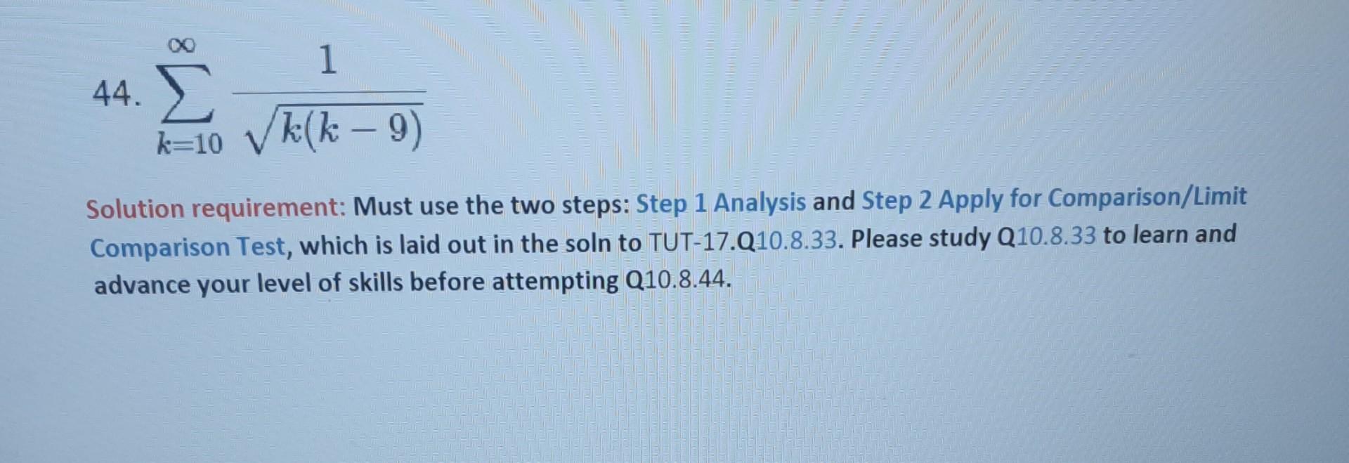 Solved 11-86. Applying convergence tests Determine whether | Chegg.com