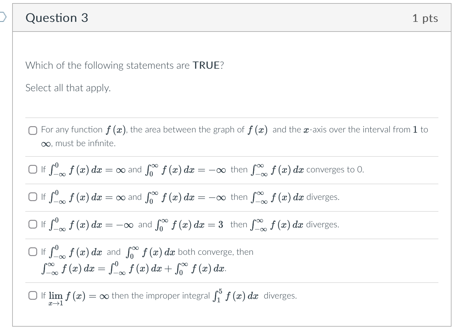 Solved Question 3Which of the following statements are | Chegg.com
