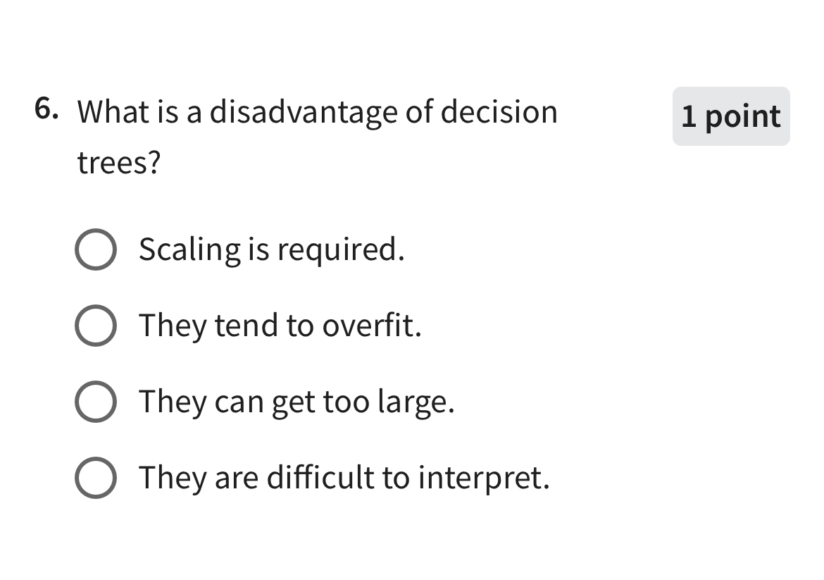 Solved What is a disadvantage of decision1 | Chegg.com