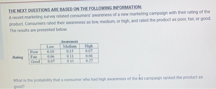 Solved THE NEXT QUESTIONS ARE BASED ON THE FOLLOWING | Chegg.com