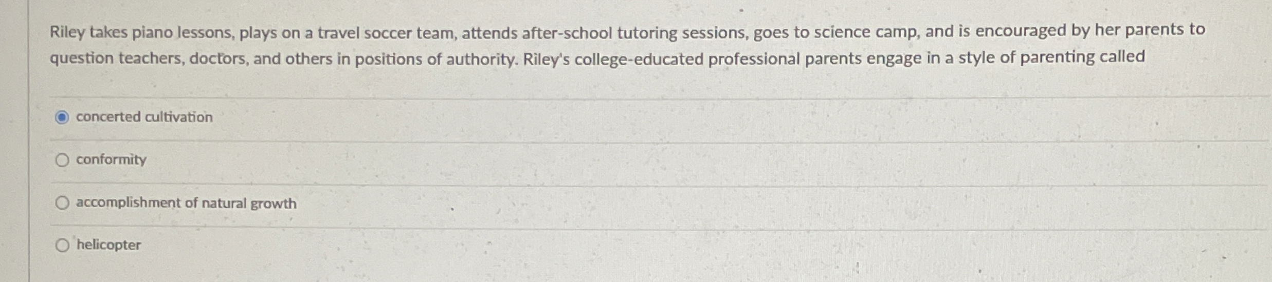 Solved Riley takes piano lessons, plays on a travel soccer | Chegg.com