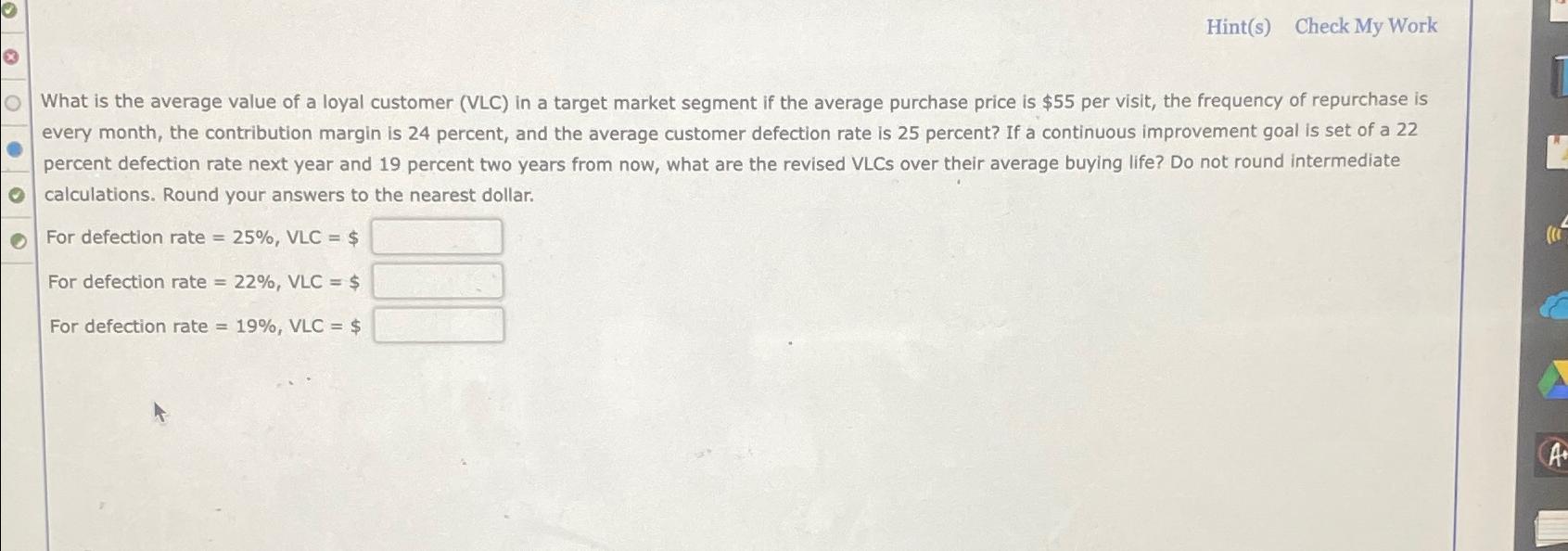 Solved Hint(s) ﻿Check My WorkWhat is the average value of a | Chegg.com