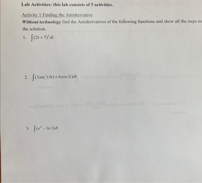 Solved Lab Activities: this lab consists of 5 activities. | Chegg.com Solved Lab Activities: this lab consists of 5 activities. | Chegg.com