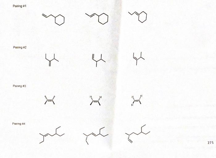 Solved categorize each alkene as mono-, di, tri, or | Chegg.com