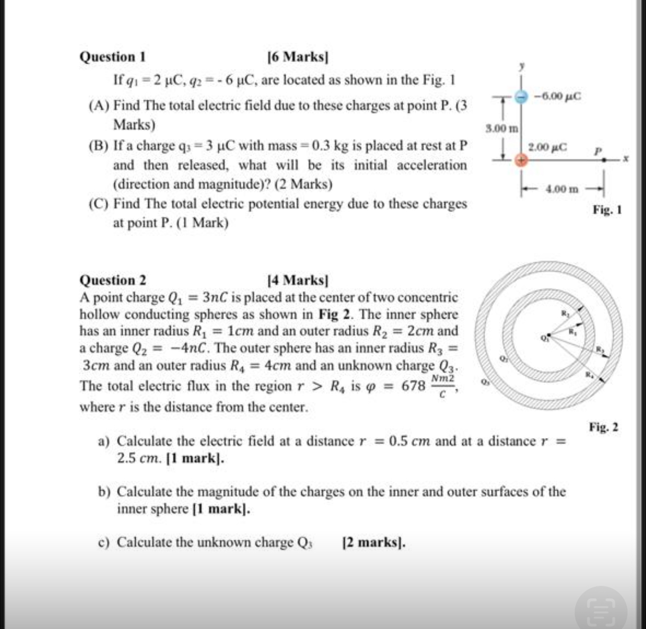 Solved I want answer for all questionQuestion 1[6 ﻿Marks]If | Chegg.com