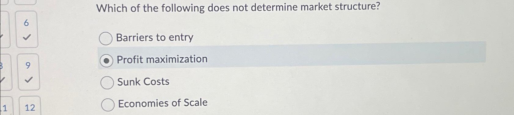 Solved Which of the following does not determine market | Chegg.com Solved Which of the following does not determine market | Chegg.com