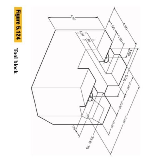 Solved Figure 5.124 Tool block | Chegg.com