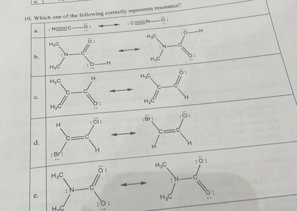 Solved Which one of the following correctly represents | Chegg.com