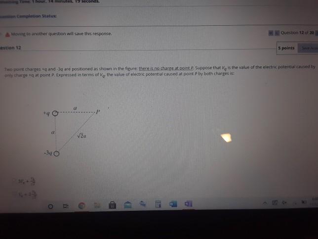 Solved A positively charged particle w released from rest in | Chegg.com