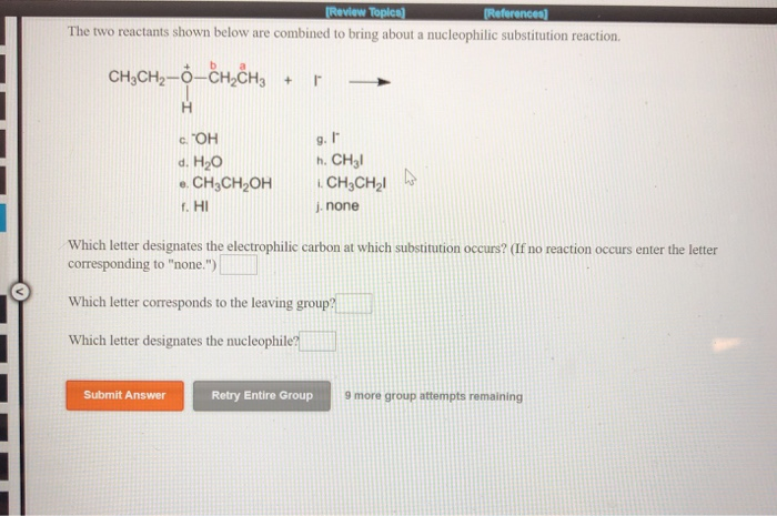 Solved (Review Topics (References The two reactants shown | Chegg.com