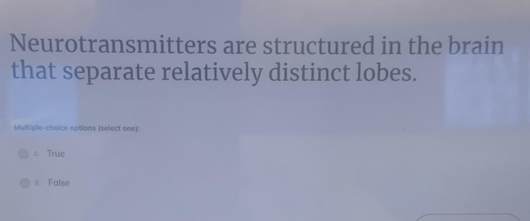 Solved Neurotransmitters are structured in the brain that | Chegg.com