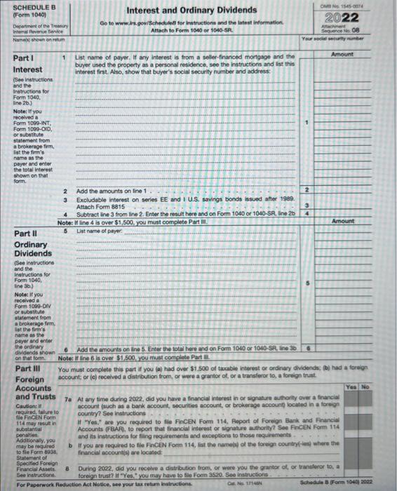 Tax Worksheet, using the provided taxpayer | Chegg.com