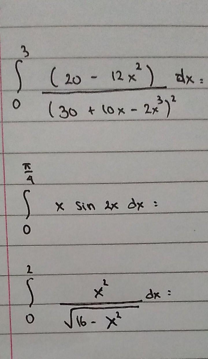 Solved ( 20 - 12x) dx : (30 + 10x - 2x - 2x?)? O 4 I 증 S x | Chegg.com