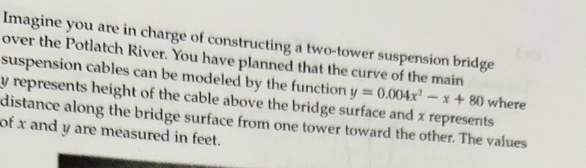 Solved Imagine you are in charge of constructing a two-tower | Chegg.com