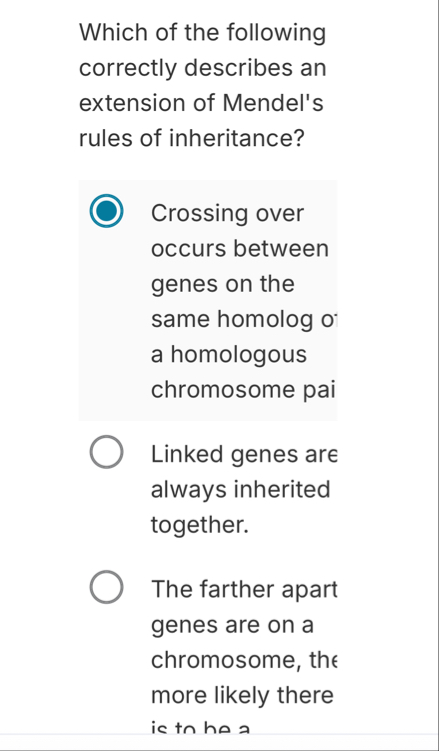 Solved Which of the following correctly describes an | Chegg.com