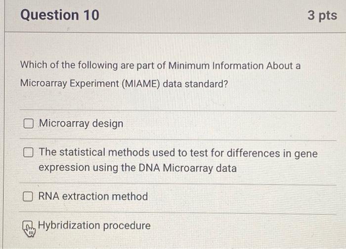 Solved Which of the following are part of Minimum | Chegg.com
