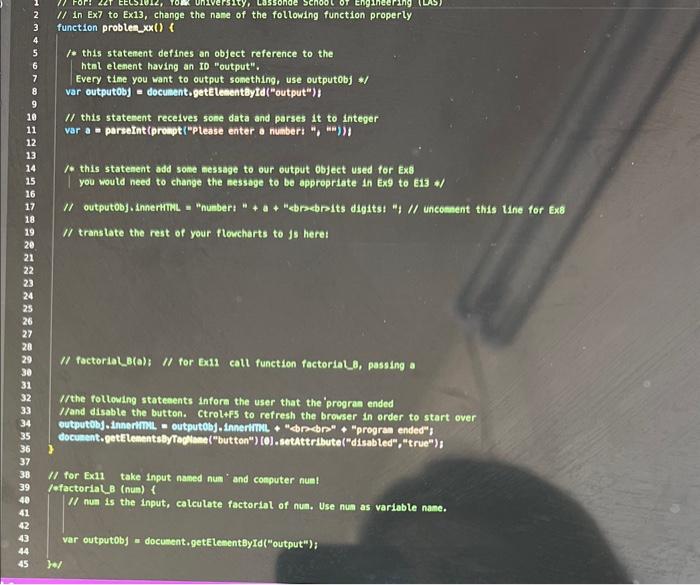 Solved Exercise 10. Copy ct_Ex9.html and ct_Ex10.js to new | Chegg.com
