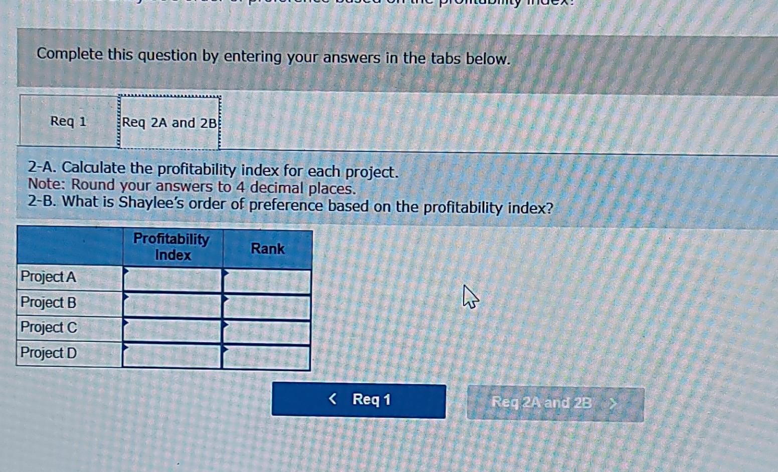 Solved E11-8 (Algo) Comparing Projects Using Profitability | Chegg.com