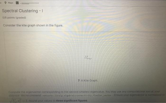 Consider the kite graph shown in the figure. 7. A | Chegg.com