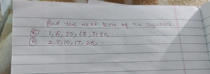 find the next term of the | Chegg.com