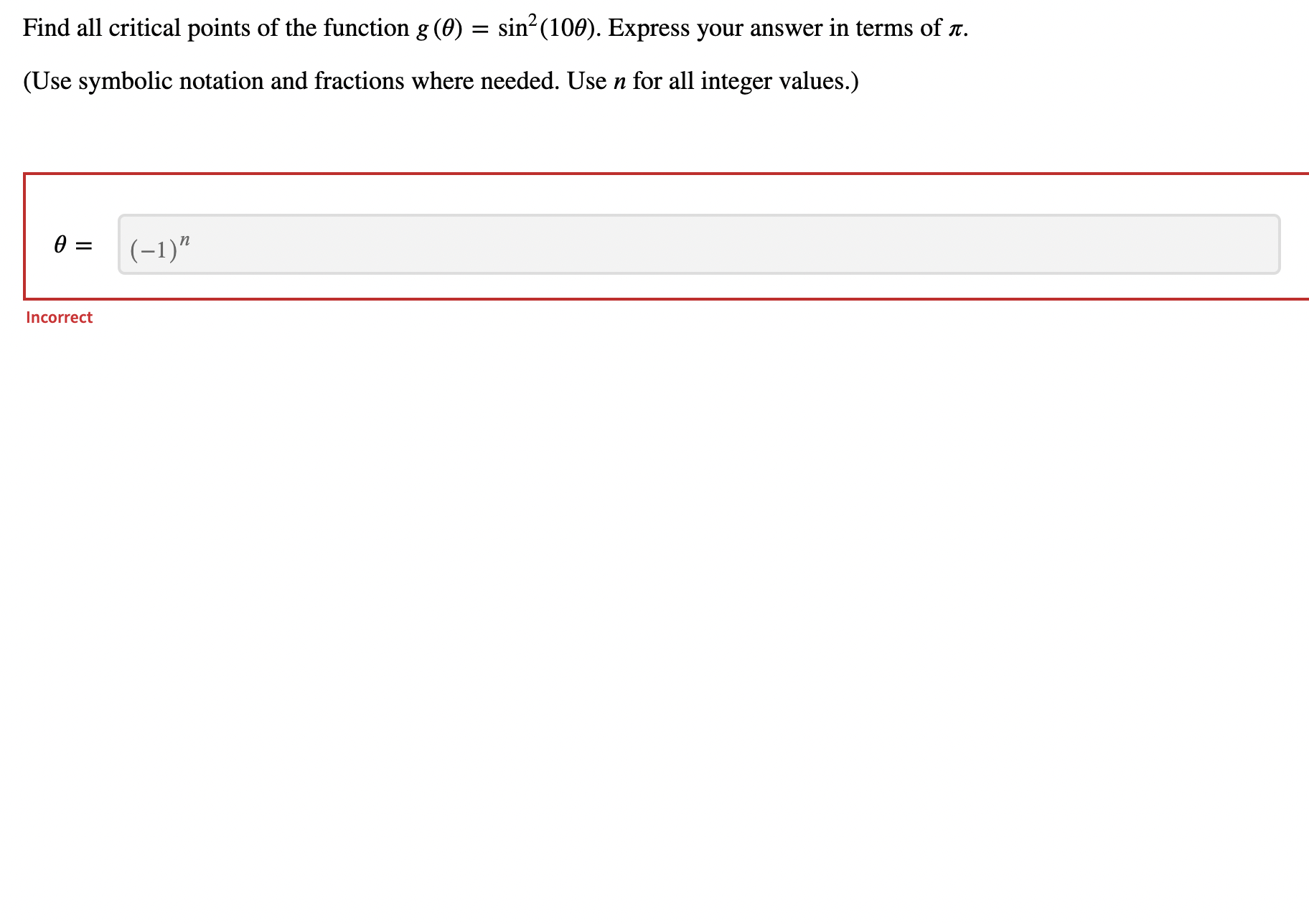 Solved Find all critical points of the function | Chegg.com