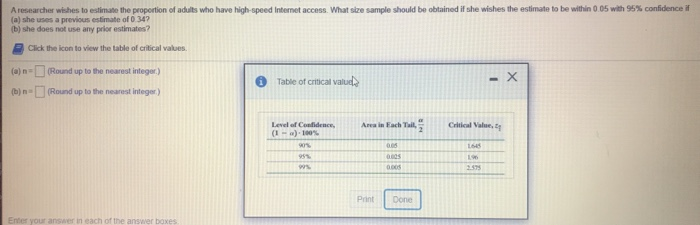 Solved A researcher wishes to estimate the proportion of | Chegg.com