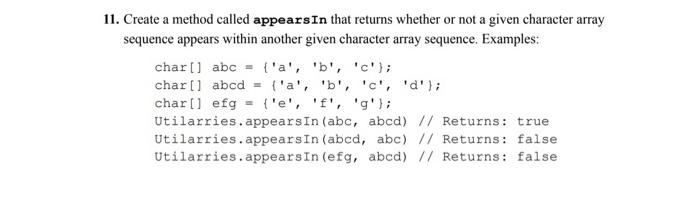 Solved You may not use the built in Arrays . tostring method | Chegg.com