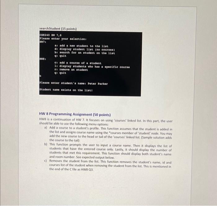 Solved 1/ CSE240 Fall 2022HW7 \& 8 1/ Write your name here | Chegg.com