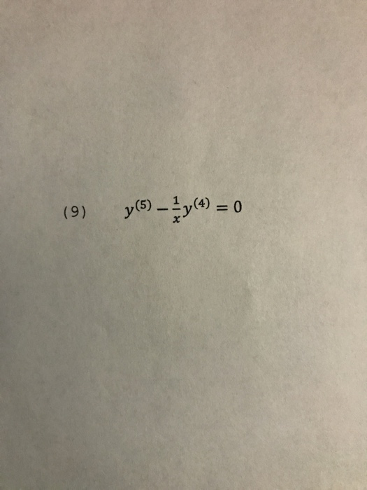 Solved differential equations Reducible to first order. | Chegg.com Solved differential equations Reducible to first order. | Chegg.com