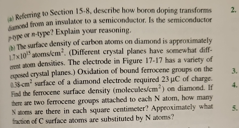 Solved (a) ﻿Referring to Section 15-8, ﻿describe how boron | Chegg.com
