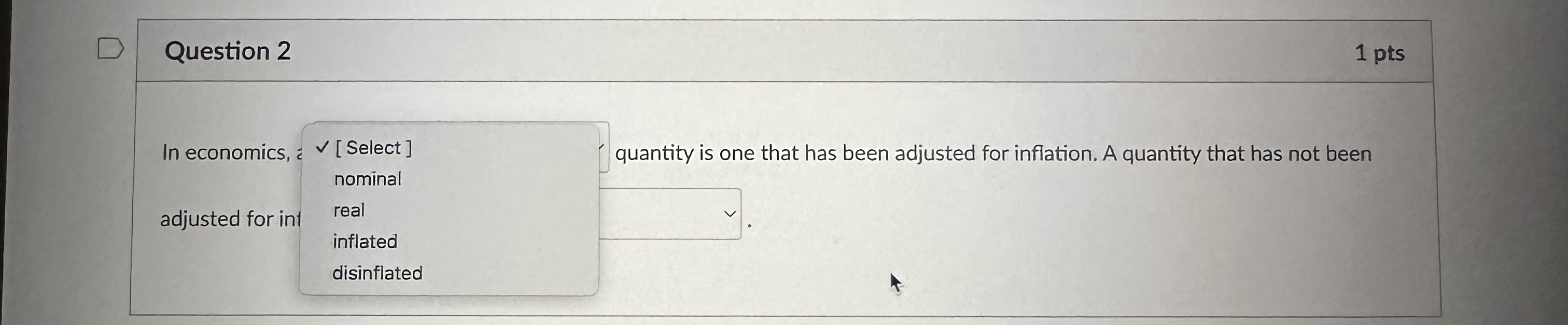 Solved Question 21 ﻿ptsIn economics, ć [ ﻿Select] | Chegg.com