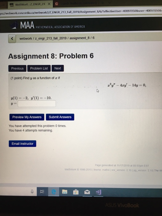 Solved WeWork :Z ENGR 21: X C | Chegg.com