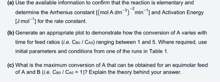 Solved An isothermal constant-volume batch reactor was used | Chegg.com